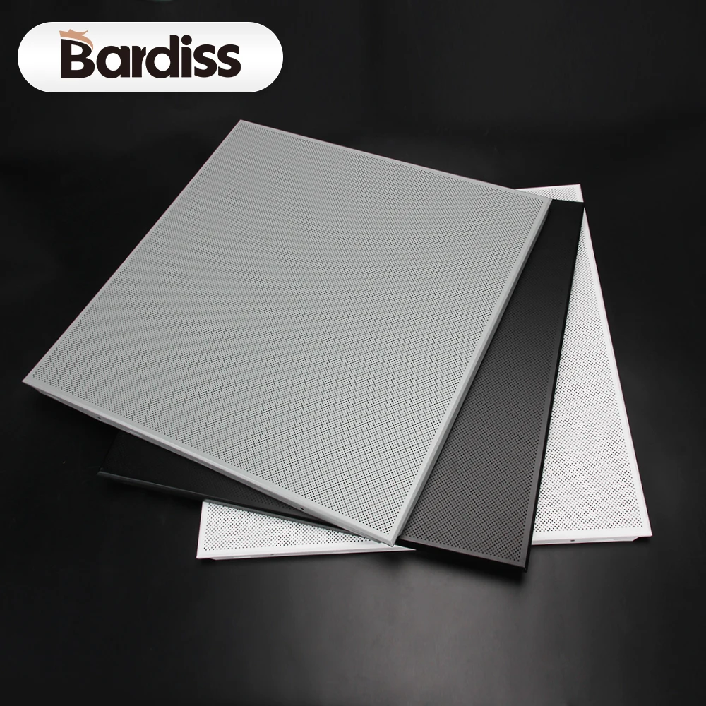 Metal Material Alum Aluminium Tile Suspended Ceilings Tiles Perforated ...