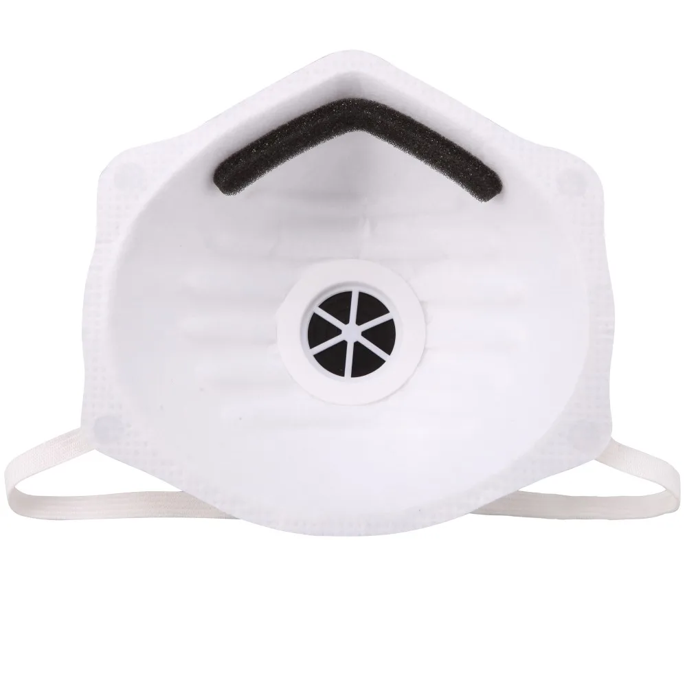 CE FFP2 Molded Mining Dust Protective Mask with Valve Industrial Use ...