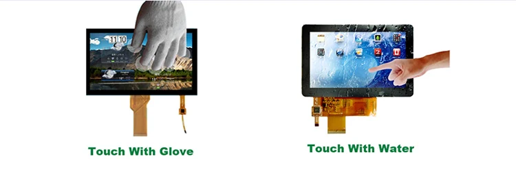 Transparent LCD Monitor 5 Inch Capacitive Touch Screen