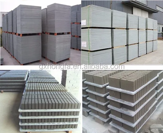 More Than 8 Years Service Life Chb Block Pallet Concrete Brick Pvc ...