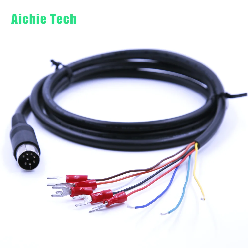 Din 8 Pin To 8 Terminals Charger Power Cable - Buy Din Charger Cable ...