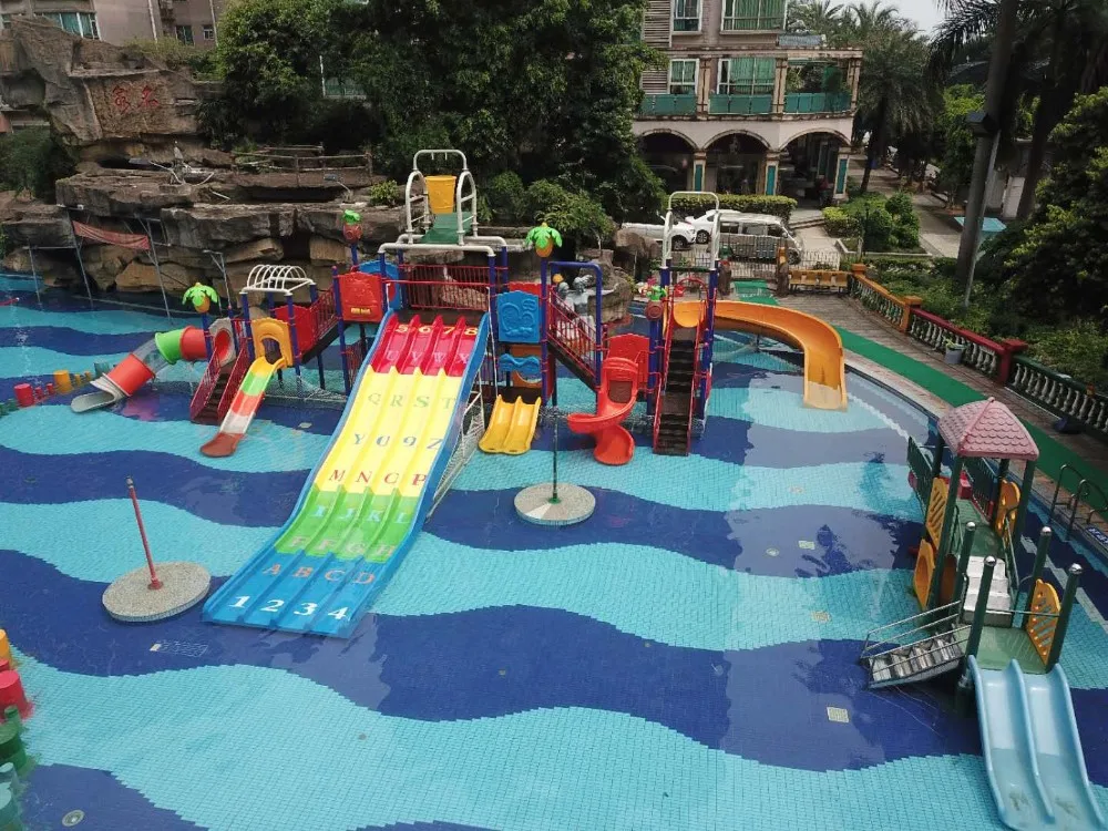 Water Playground Plastic Type Water Slides Kids Swimming Pool Slides ...