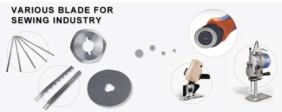 Precise Cloth Fabric Cutting Machine - Round Knife Blade