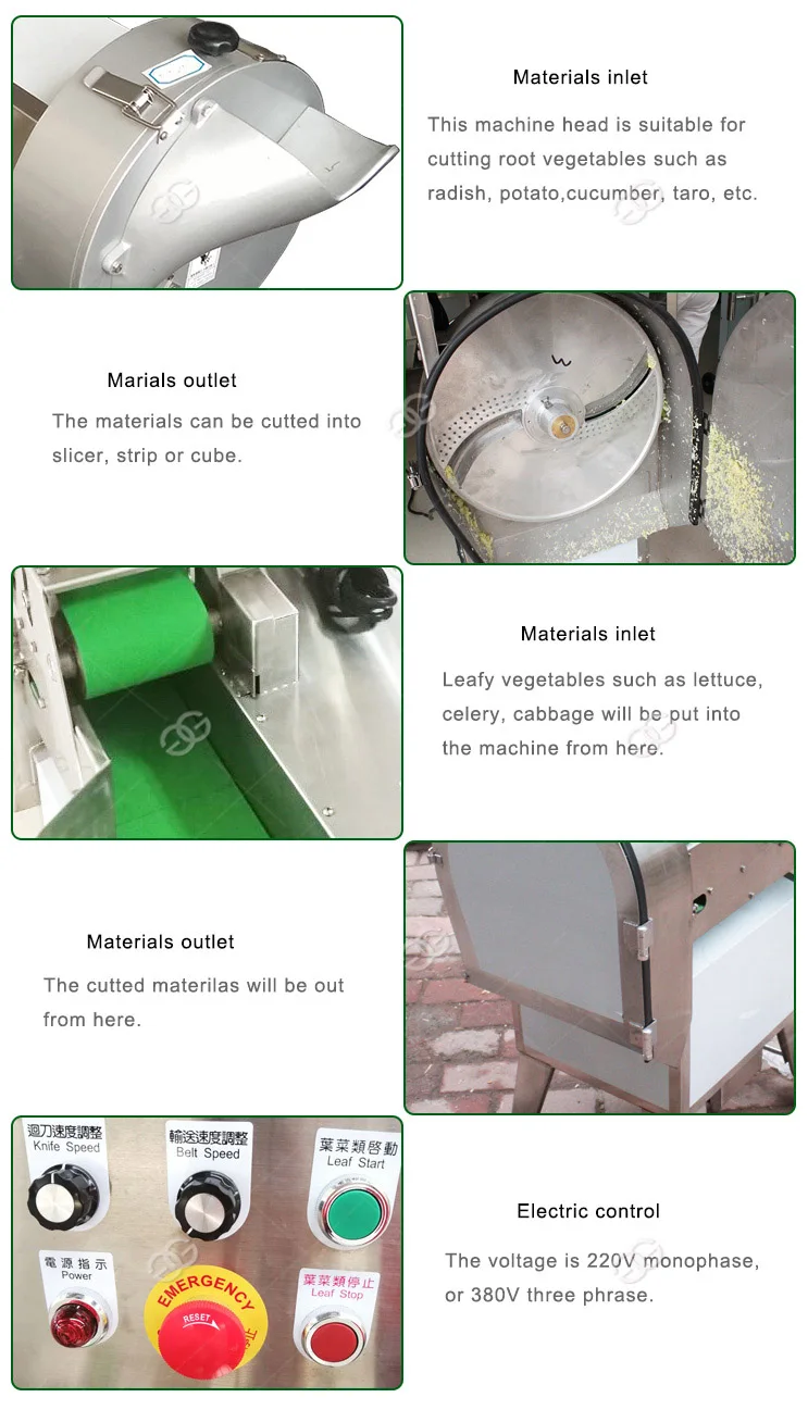 Multifunctional Electric Green Bean Cutter Okra Slicing Machine - Buy ...