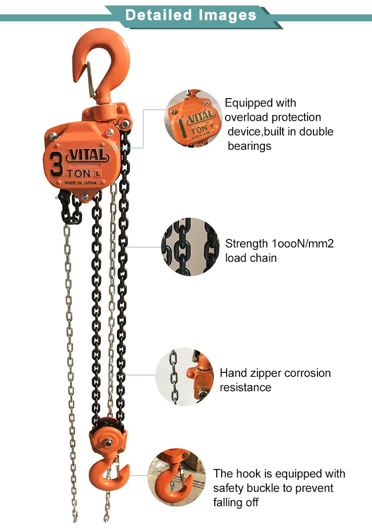 100kg Manual Vital Chain Block 1 Ton - Buy 200 Kg Chain Block,Vital ...