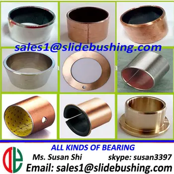 Du Dx Teflon Bronze Steel Bushing Jf Bimetal Bush Fz Cage Bearing ...