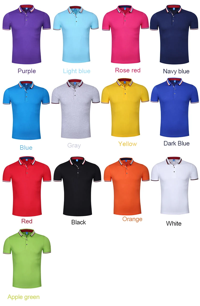 Shop Our Chinese Printed Uniform Cotton Pique Polo Shirts