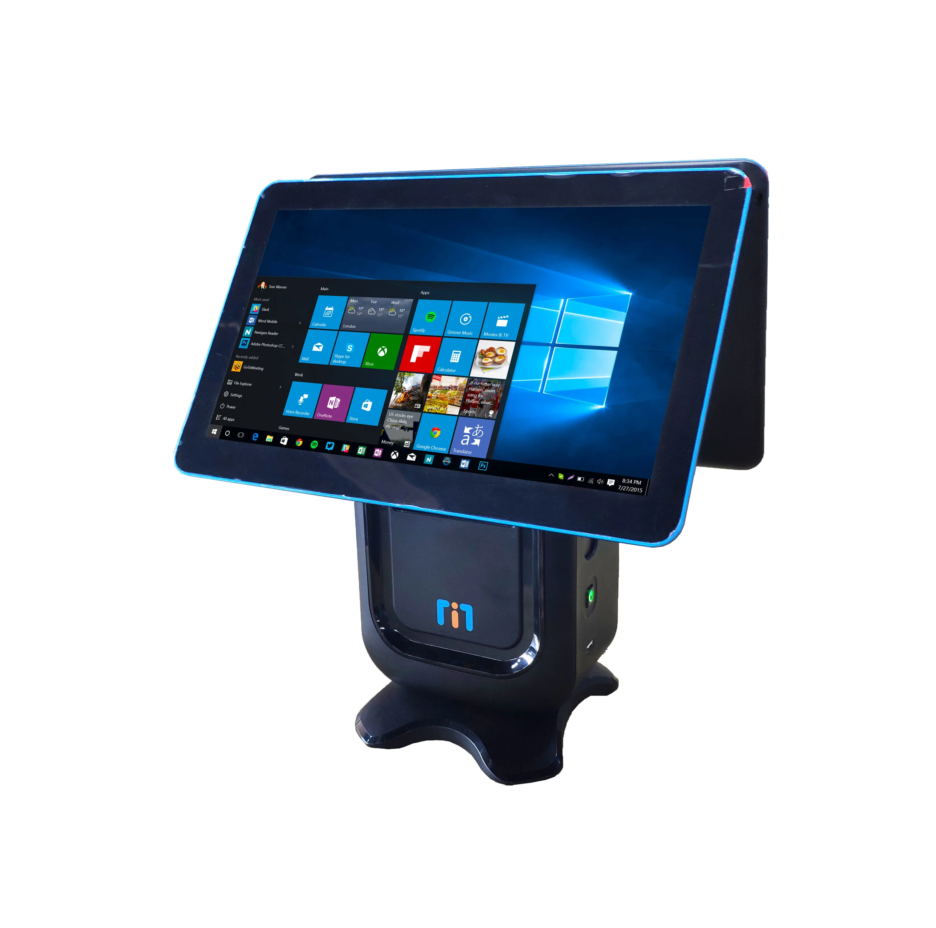 Touch Screen Monitor Pos Terminal With Windows 10 Os Integrated With ...