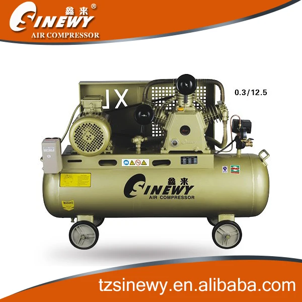 V1.0/12.5 Double-stage Belt-driven Chinese Air Compressors - Buy Double ...