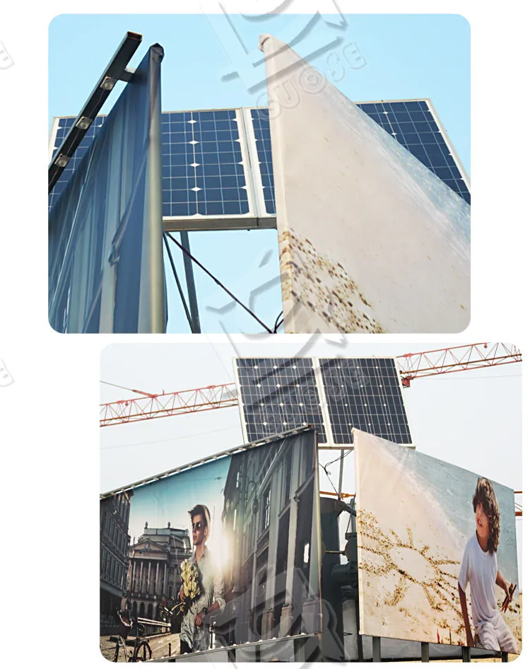 Outdoor Large Solar Panel Billboard Advertising Solar Advertising ...