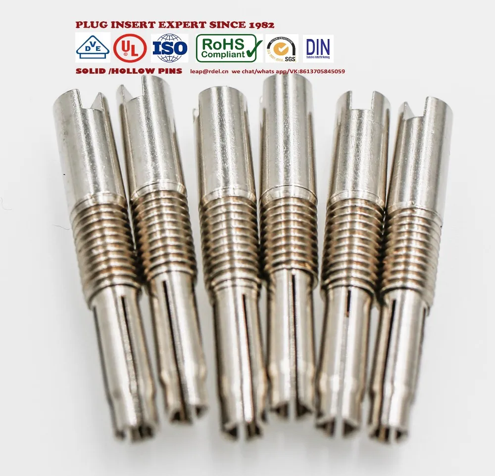 10amp 16amp Soldering Type India Plug Schuko Pin (7.06mm 8.7mm Brass ...