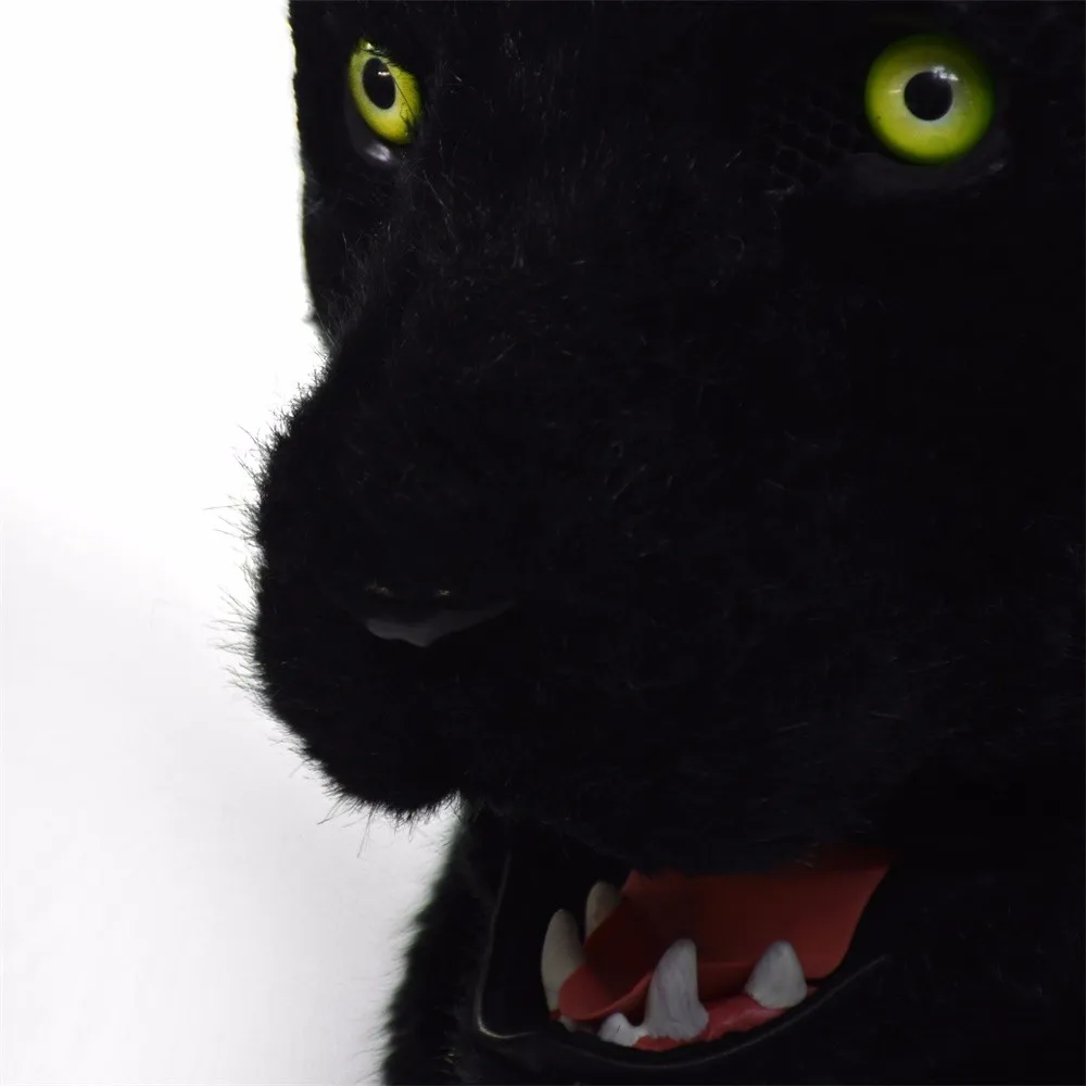 Adult's Head Size Customized Panther Face Real Animal Moving Mouth ...