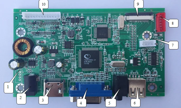 Mstar V56uhv-edp For Edp Screen Panel Controller Board With Usb Hdmi ...