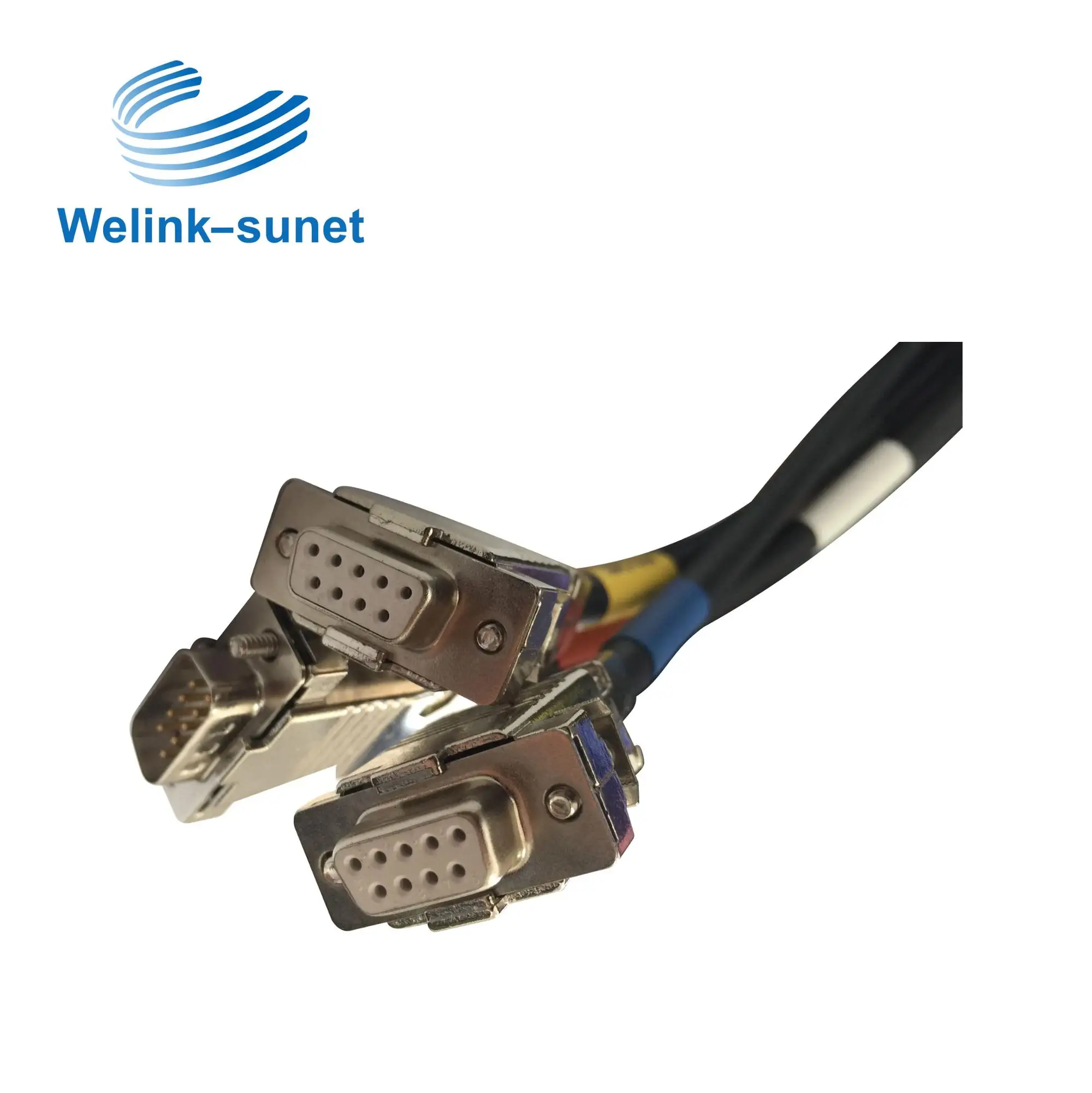 Harting 37 Pin Pengikat Kabel Konektor Pria Untuk Port Seri Komputer ...