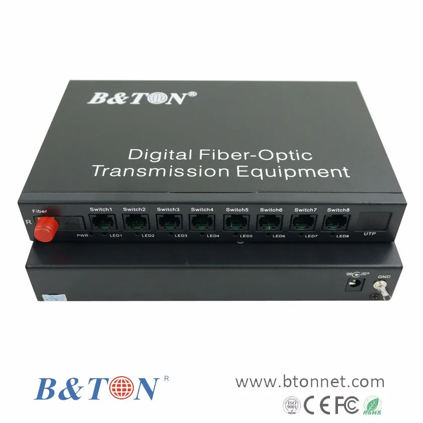 1/2/4/8/16/32 Port Telephone Fiber Optic Converter Rj11 Phone Line ...