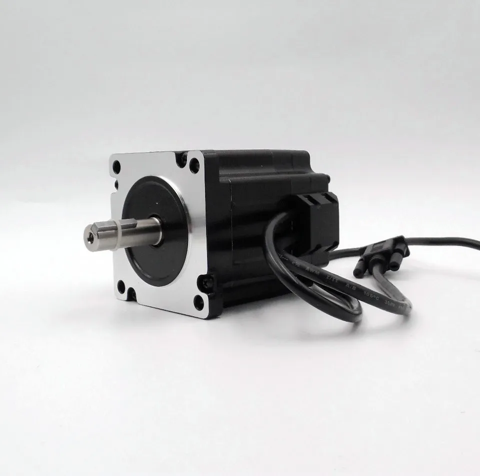 86hbm40-1000+hbs86h Nema34 86mm 4nm 6a 3ph 30-100vdc Cnc Cutting ...