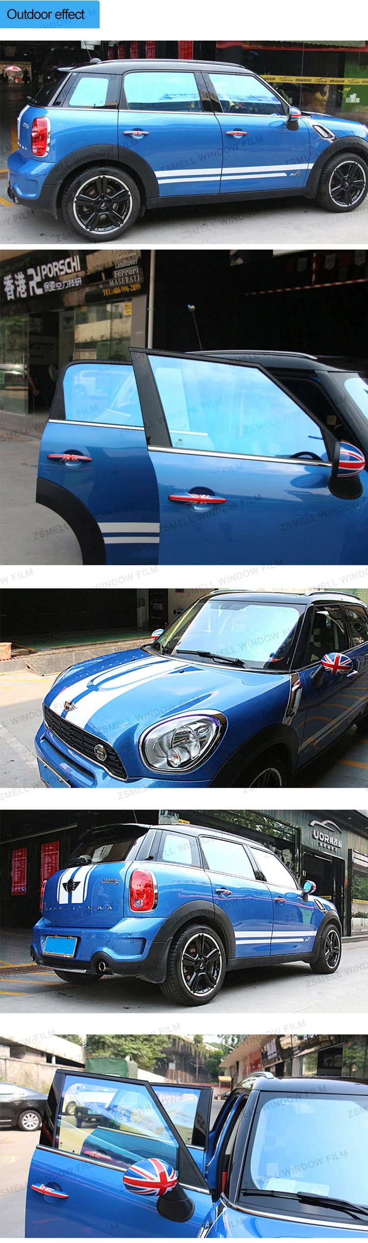 Eye-catching Beautiful Color Photochromic Car Window Glass Decorative ...