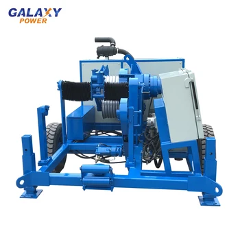 Stringing Equipment Underground Cable Laying Machine 100kn Hydraulic ...