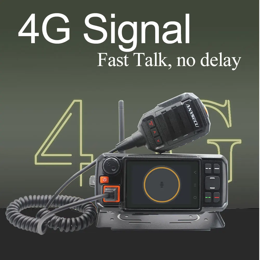 4g Lte Zello Android 7.0 Mobile Car Radio Realptt With Wifi & Blueteeth ...