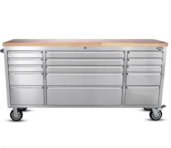 Heavy Duty Stainless Steel 15 Drawer Workbench/rolling Workbench With ...