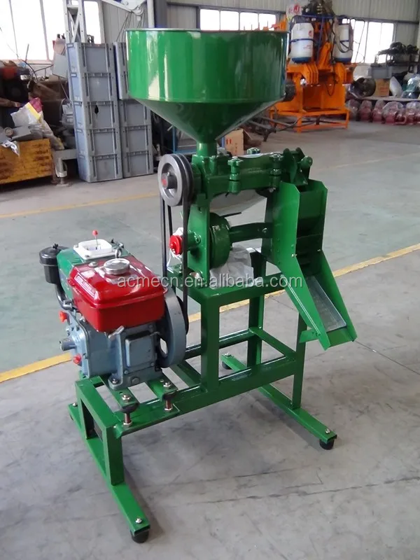 Home Use Rice Mill With Diesels Engine Rice Husking Machine With ...