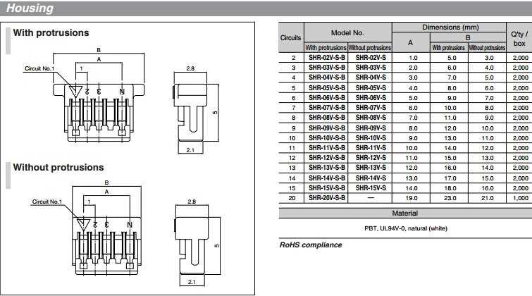 Jst 1.0mm Pitch 4 Pin Sh Series Connector Shr-04v-s-b Housing Wire To ...