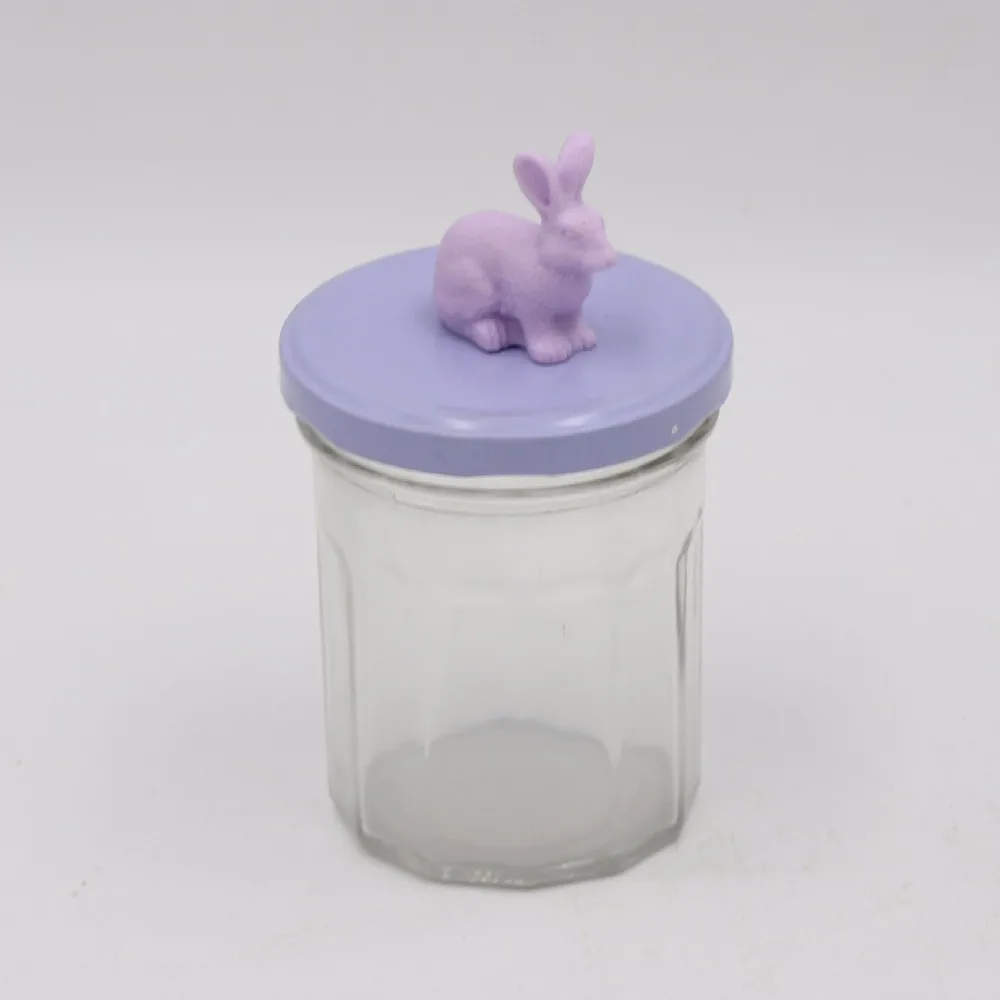 New Design Candy Storage Easter Bunny Glass Jar - Buy Glass Jar With ...