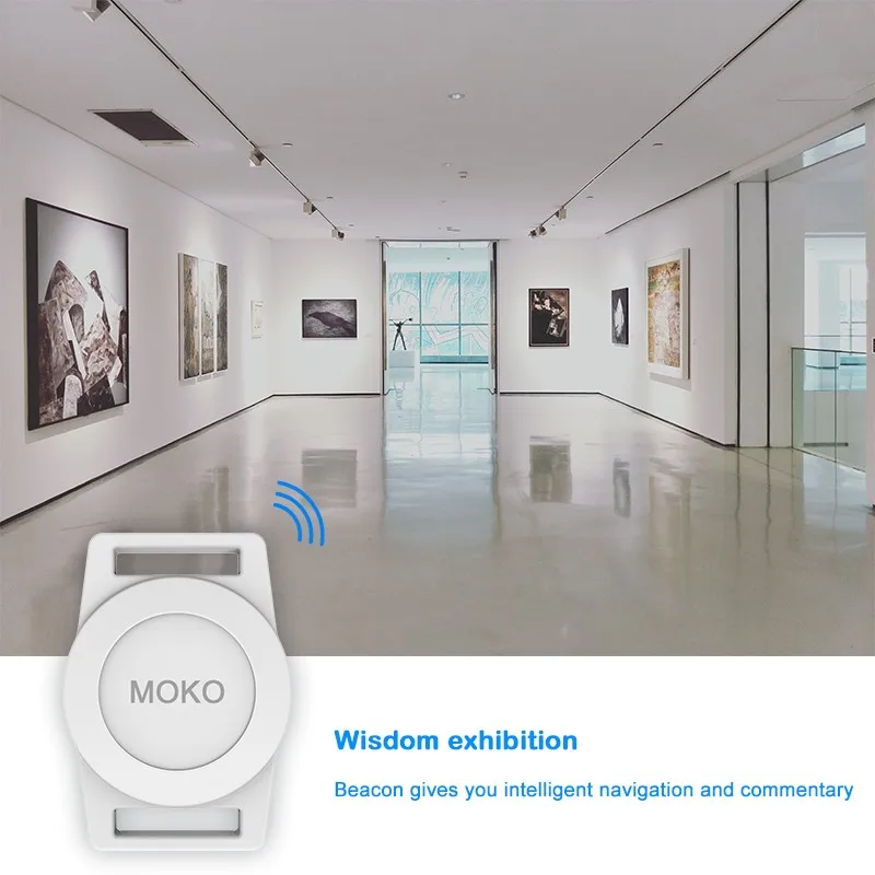 MOKO Iot Button Ble Beacon Enclosure Alarm Button Ibeacon for Emergency