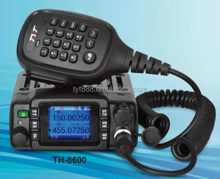 TYT 25watt Mini Dual Band Mobile Radio TH-8600 IP67 Waterproofed