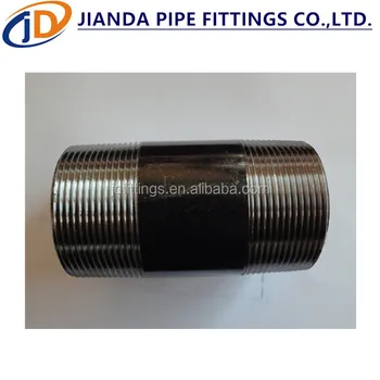 Din 2441 Tube Material Welded Pipe Nipple/npt Thread Galvanized And ...