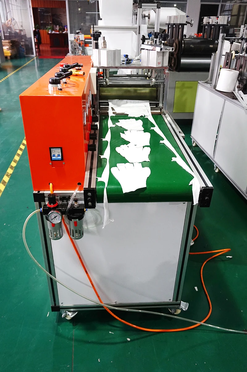 Ultrasonic Non-wooven Glove Rolling Cutting Forming And Shaping Making ...