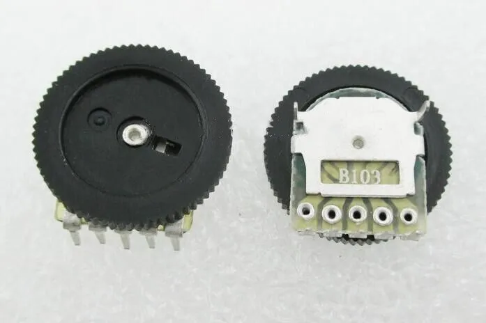 16mm Thumb Wheel Potentiometers B1K - Carbon Composition