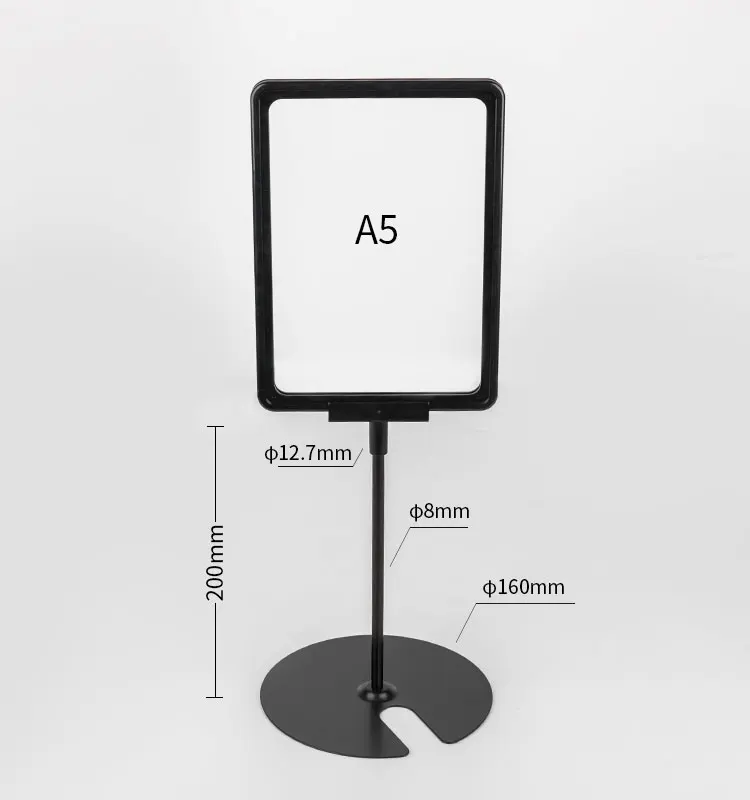 Hot-selling A4 A5 Size Supermarket Pop Plastic Frame Stand - Buy Frame ...