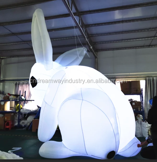 2022 Giant Inflatable White Rabbit,inflatable Rabbit Balloon,inflatable ...