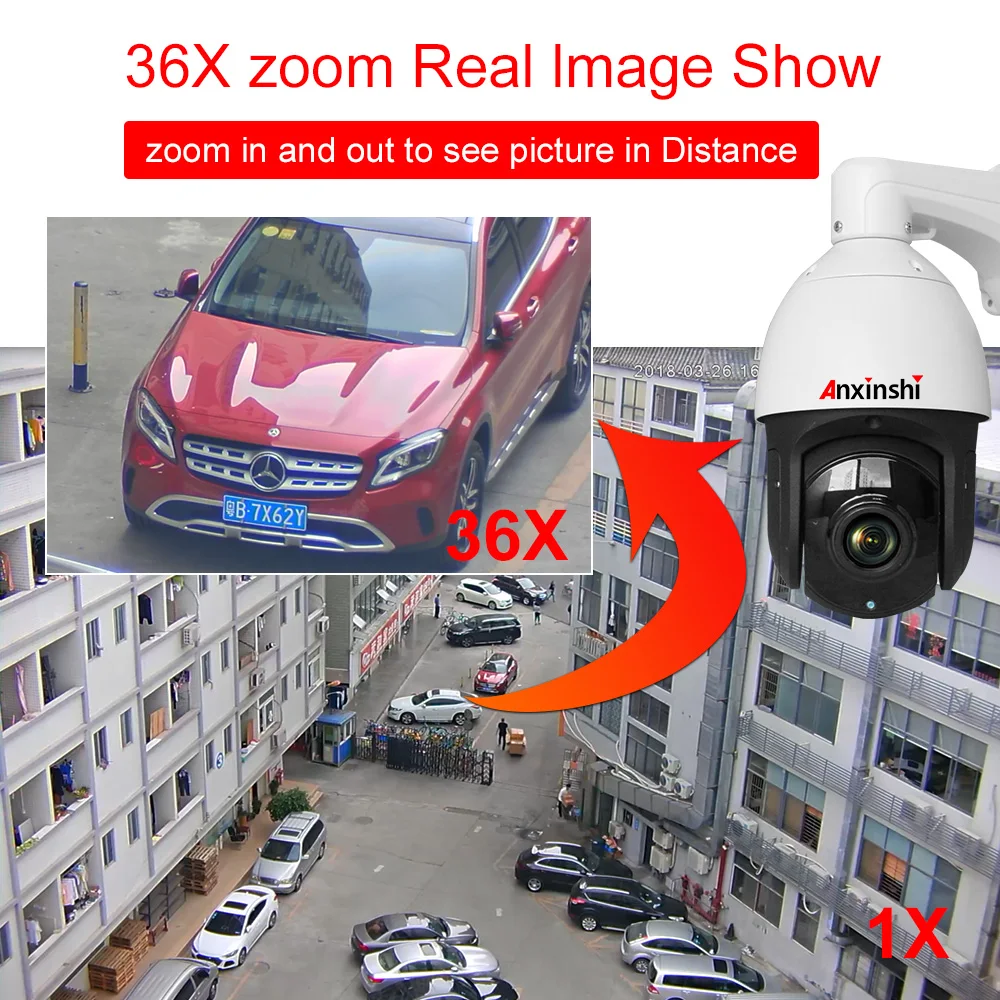 36X Optical Zoom 5MP Dome Camera - AHD CVI TVI CVBS Laser 300M