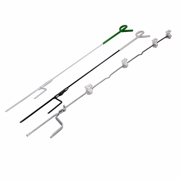 Stakes for Rope Fence - Durable Pigtail Fencing Posts