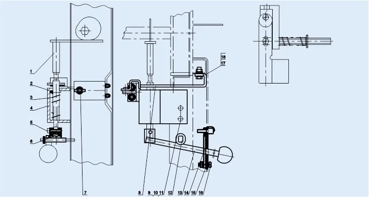 12kv 24kv High Voltage Switchgear Interlock Mechanism/earthing Switch ...