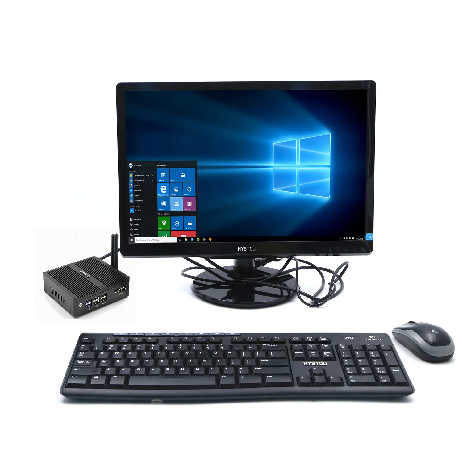 Mini CPU PC Industrial Sin Ventilador: Celeron Compact J3160, Ubuntu ...