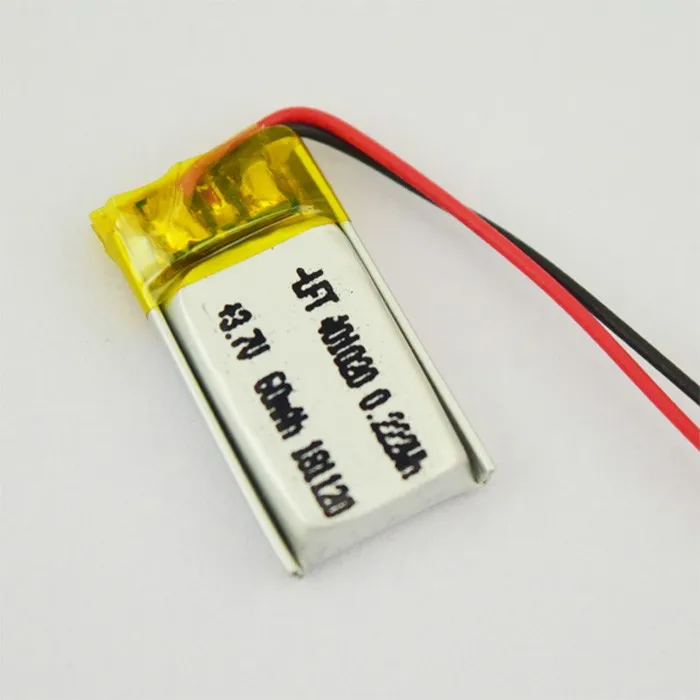 Rechargeable Smallest Lipo Battery 3.7v 401020 50mah 60mah Lithium ...