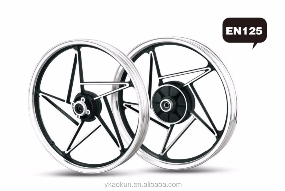 EN125 18 Inch Motorcycle Aluminum Alloy Wheels - Durable & Stylish