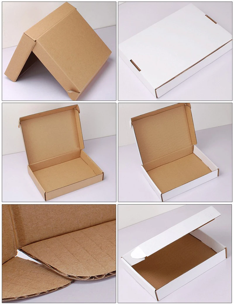 Kraft Material E Flute Corrugated Paper Box For Packaging - Buy ...