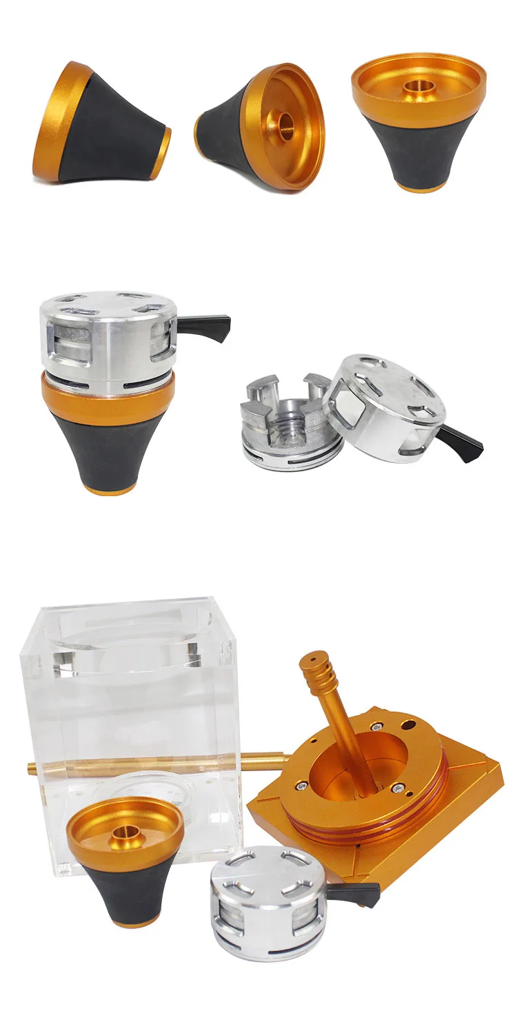 High Quality Sisha Huka Square Nargile Electric Shisha Box Square Small ...