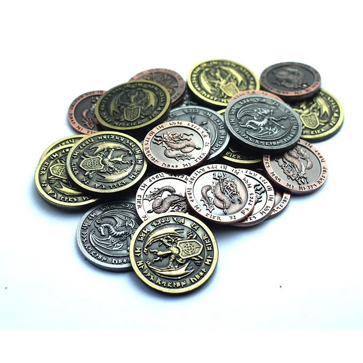 Customized Made Metal Tokens Board Game Coin,Game Coin - Buy Game Coin ...