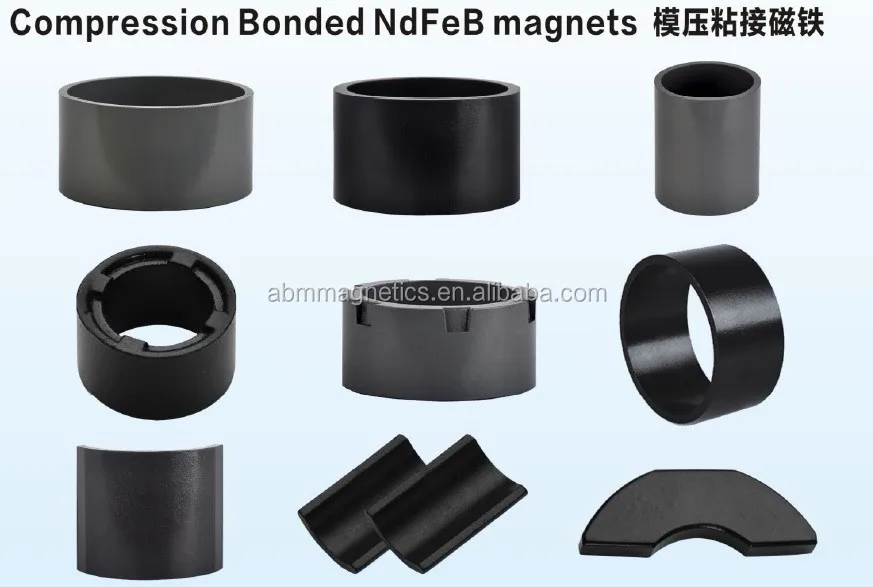 Compression/injection /plastic Bonded Neodymium With Multi Pole Magnet ...