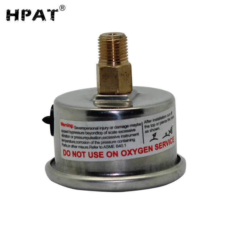 M10*1 PCP High Pressure Gauge Manometer 40mpa 6000psi