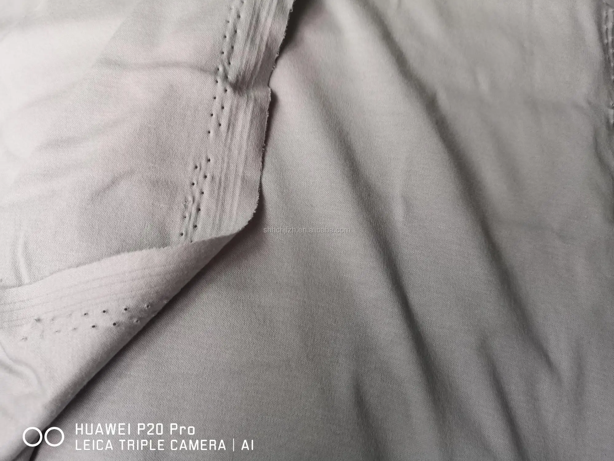 Mercerised Long-staple Cotton Fabric /long-staple Cotton Grey Knitted ...