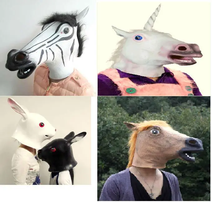 Fancy Costume Full Head Halloween Animal Bird Latex Seagull Mask - Buy ...