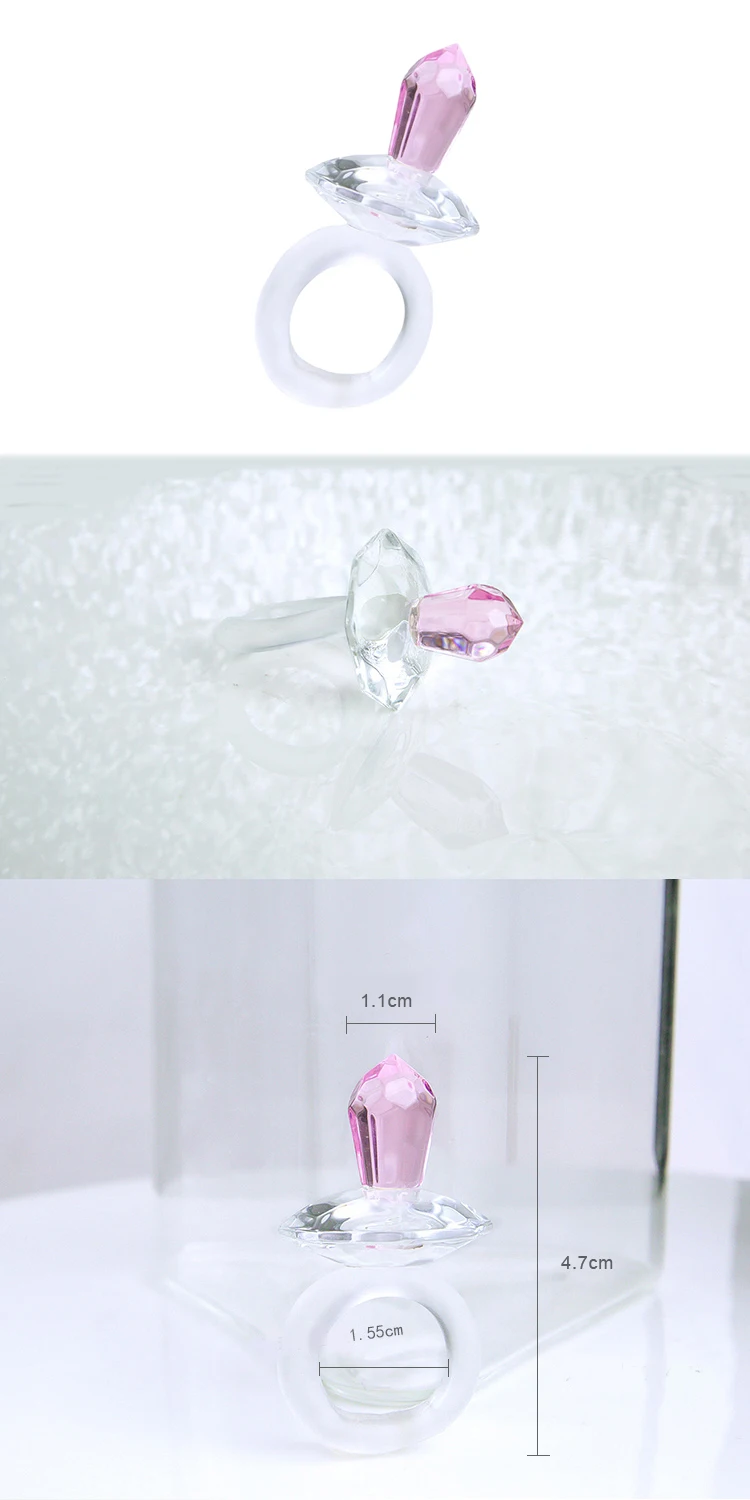 Crystal Pacifier China Souvenirs New Born Baby Girl Baby Shower ...
