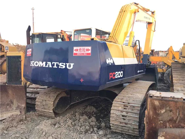 Japanese Second Hand Komatsu Used Crawler Excavator Pc200-5/pc200-6 ...