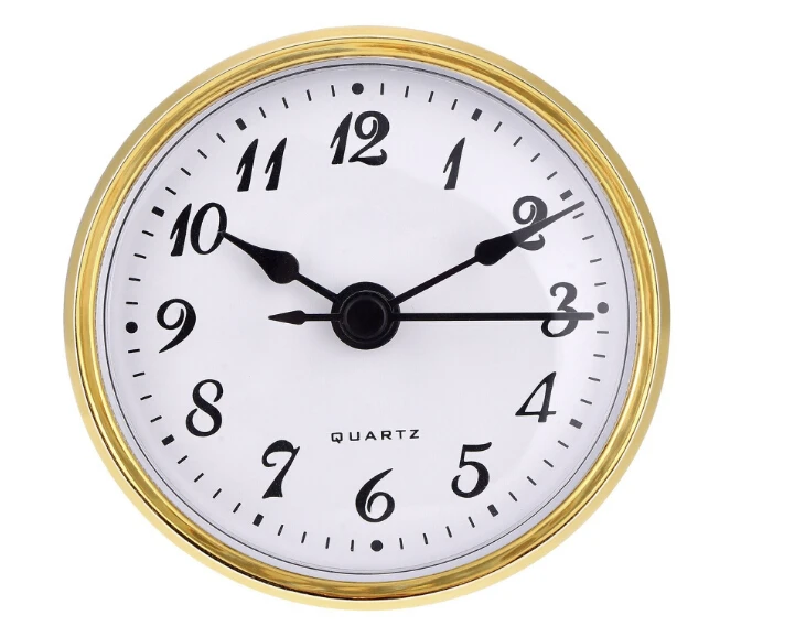 70mm Diameter Clock Fit Ups Inserts 2.8 Inch Roman Arabic Numeral ...